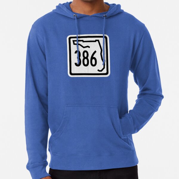 "Florida State Route 386 (Area Code 386)" Lightweight Hoodie for Sale ...