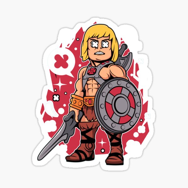 "He-Man" Sticker for Sale by Ravensclaw3 | Redbubble
