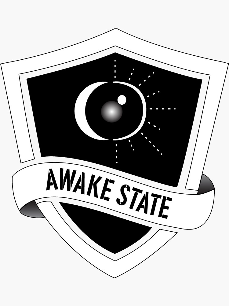"Awake State " Sticker by trugk | Redbubble