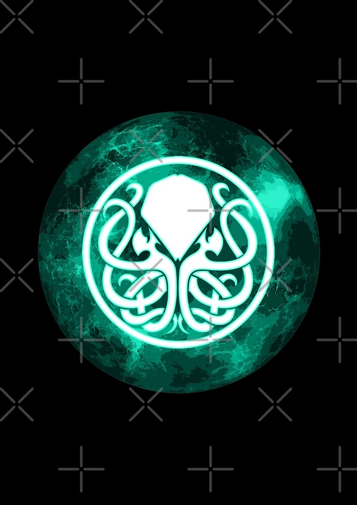 "Cthulhu Symbol v2" by VanHand | Redbubble