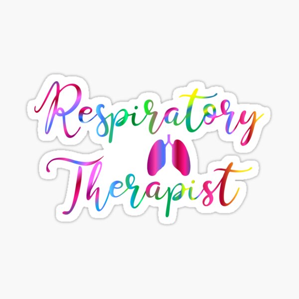 "Respiratory Therapist Are Heroes" Sticker by Sbgarror | Redbubble