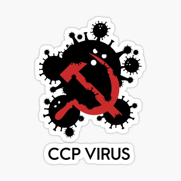 Ccp Virus Stickers | Redbubble