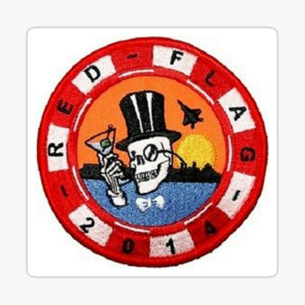 "USAF 95th Fighter Squadron RED FLAG 2014 " Sticker for Sale by ...