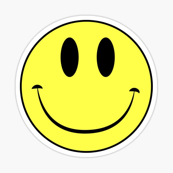 "Classic Acid House Face Rave Culture" Sticker by BennyBearProof ...