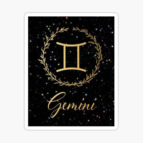 "Gemini" Sticker by Nico0699 | Redbubble