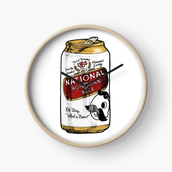 Natty Boh Clocks | Redbubble