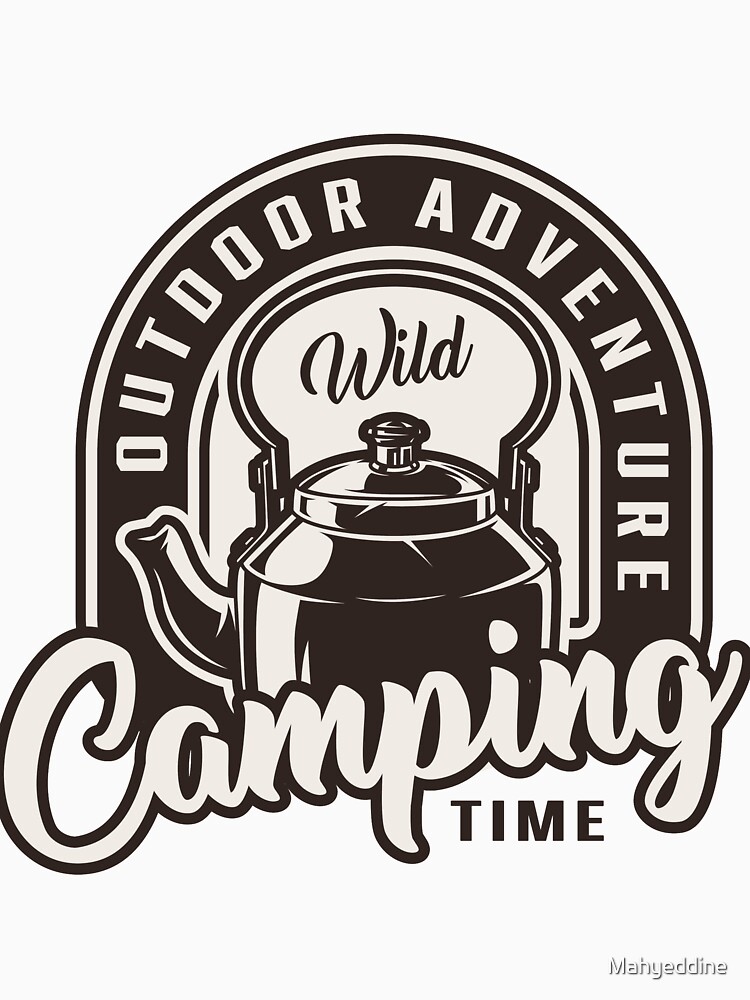 "nature backs camping t-shirt" T-shirt for Sale by Mahyeddine ...