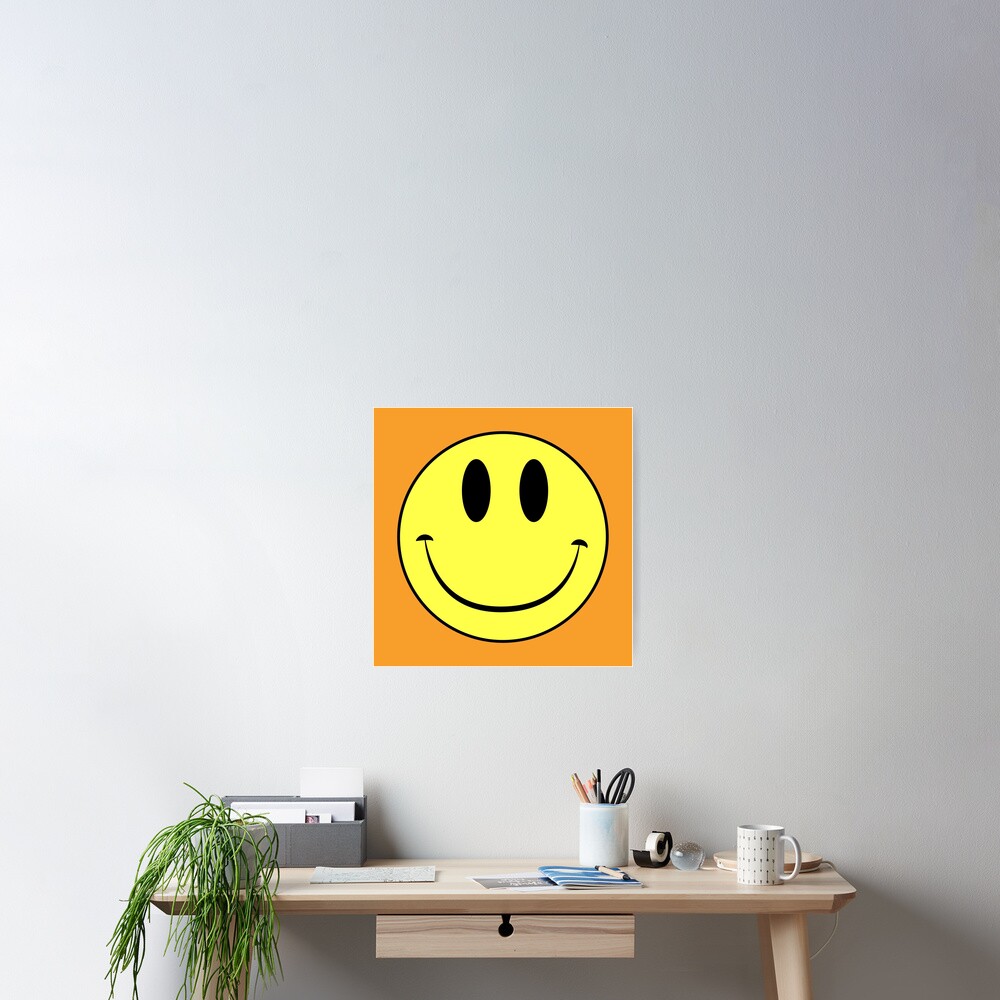 "Acid House Smiley Face" Poster by BennyBearProof | Redbubble