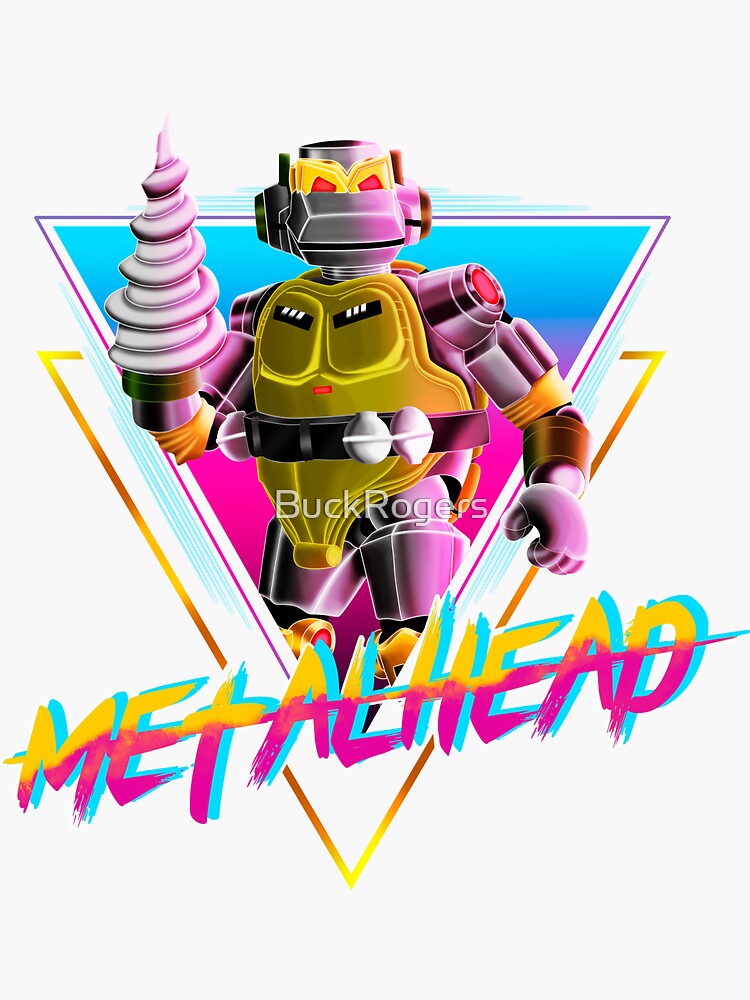 "Metalhead" Sticker for Sale by BuckRogers | Redbubble