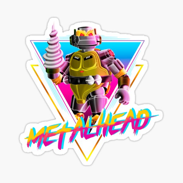 "Metalhead" Sticker for Sale by BuckRogers | Redbubble