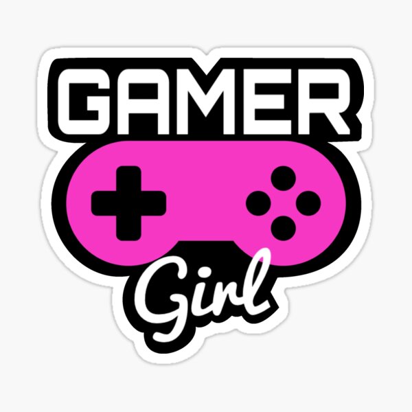 "Gamer Girl" Sticker for Sale by umeimages | Redbubble
