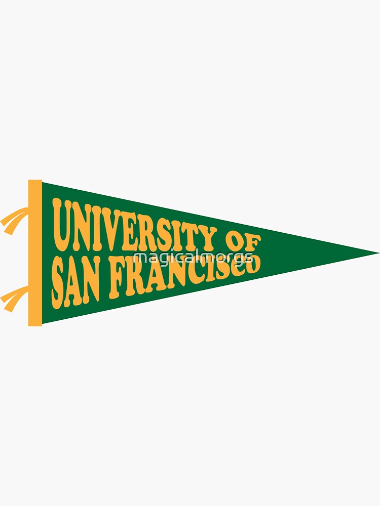"USFCA PENNANT" Sticker for Sale by magicalmorgs | Redbubble