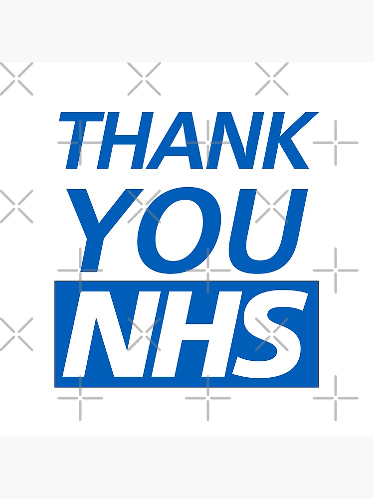 "Thank You NHS Logo" Sticker by OrangeSquash2 | Redbubble