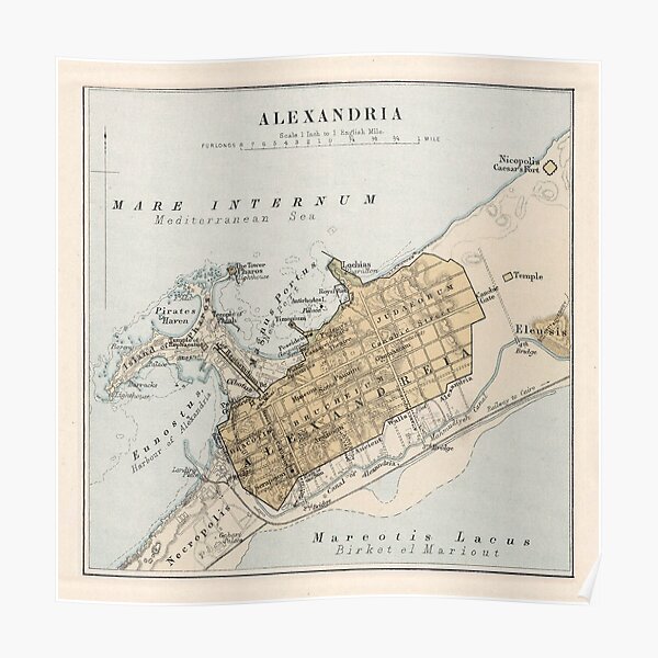 1878 Vintage Alexandria & Arlington Atlas Poster Old Alexandria County ...