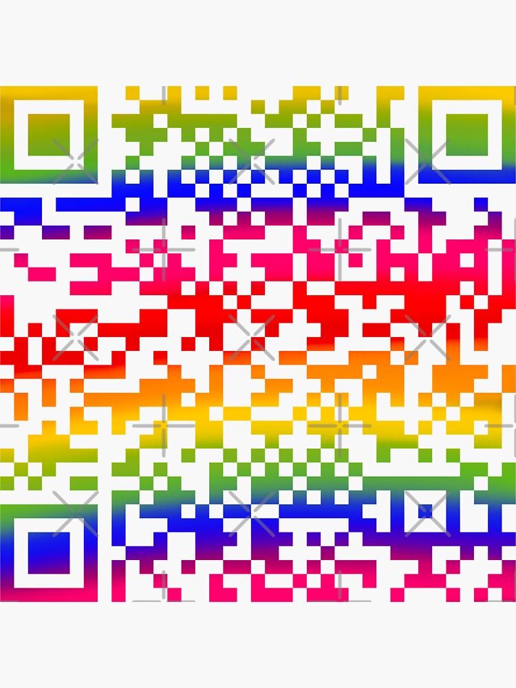 "Cool QR code pattern" Sticker for Sale by ByAL | Redbubble