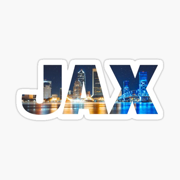 "Jacksonville Skyline Cutout" Sticker for Sale by brennanc | Redbubble