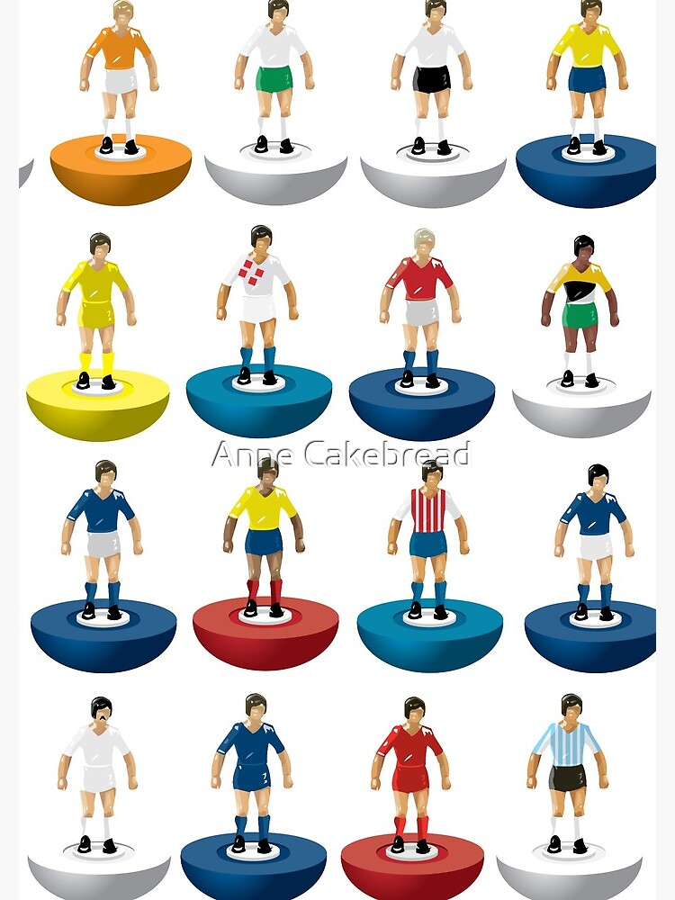 "World Subbuteo players" Spiral Notebook for Sale by YSied | Redbubble