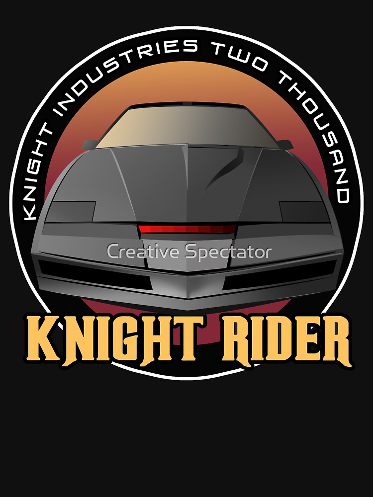 "Knight Rider Logo KITT Car" T-shirt for Sale by Feelmeflow | Redbubble ...