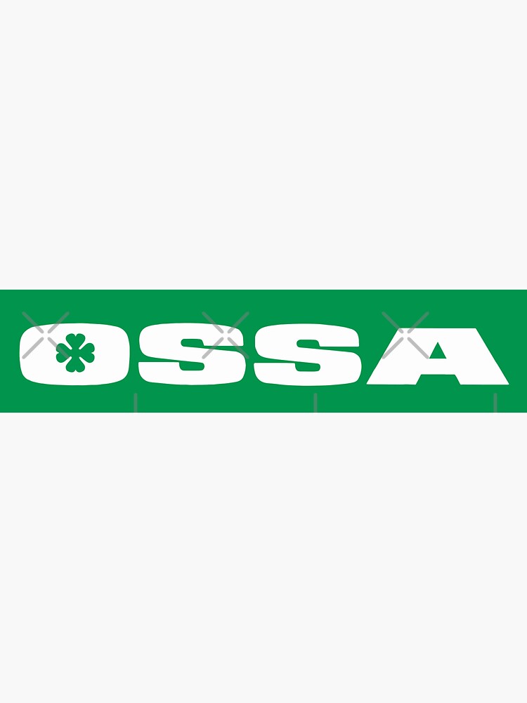 "OSSA" Sticker for Sale by motodude511 | Redbubble