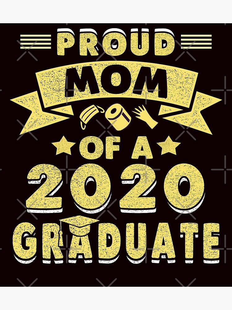 Lámina fotográfica «orgullosa mamá de un graduado 2020 Clase de 2020 ...