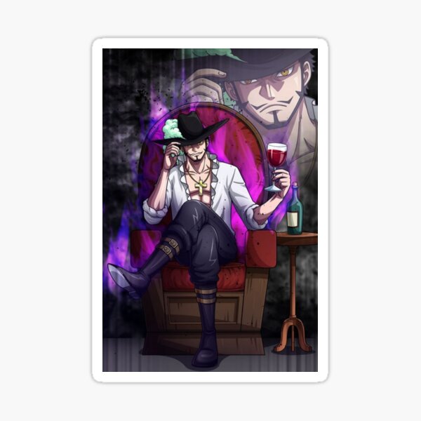 "Mihawk" Sticker for Sale by Mattfly86 | Redbubble
