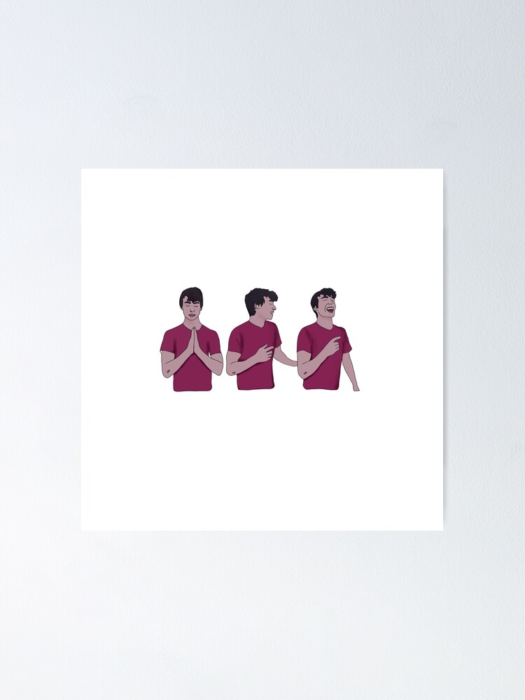 Póster «Adhesivo de dibujos animados de la banda Adam SM6» de emk817 ...