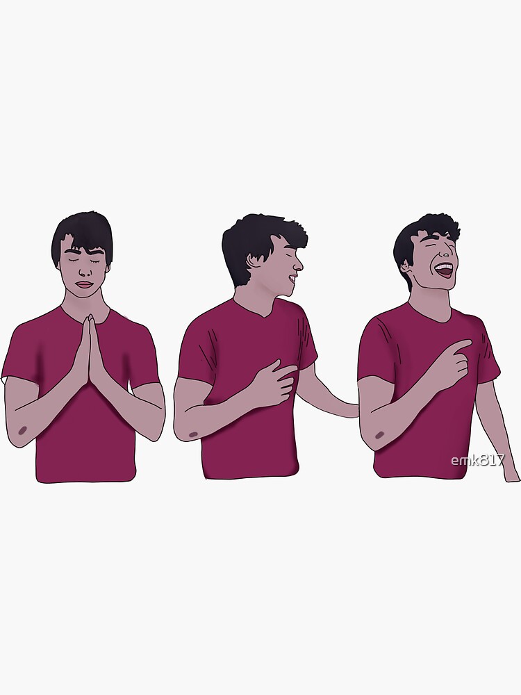 "Adam SM6 band cartoon sticker" Sticker by emk817 | Redbubble