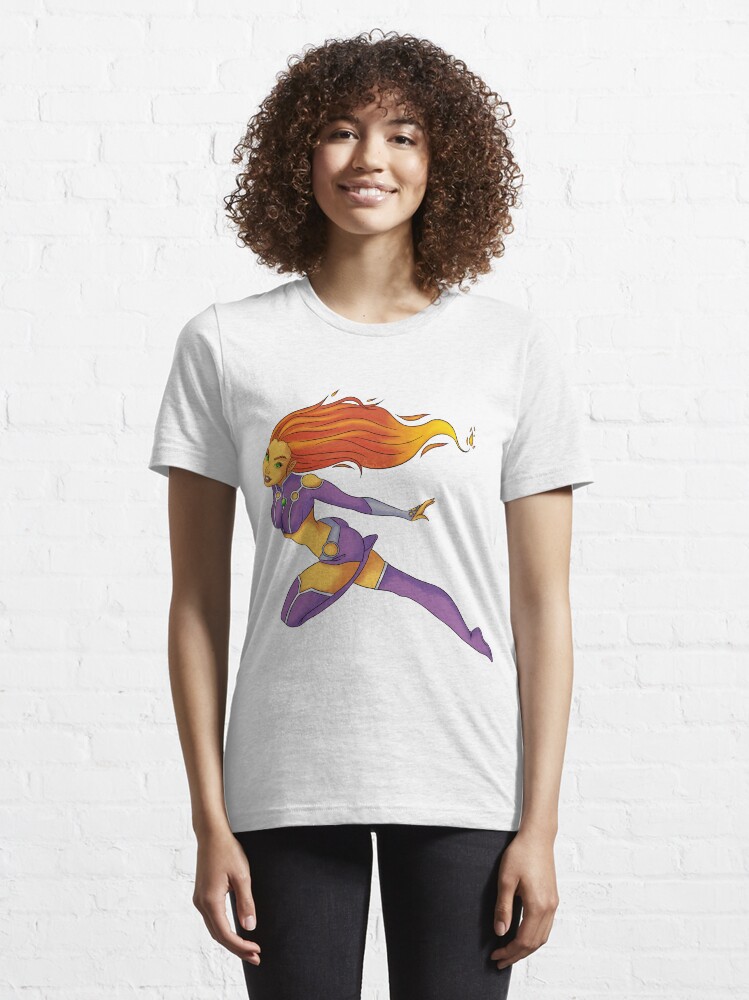 "Starfire" T-shirt for Sale by GrimDoll | Redbubble | starfire t-shirts ...