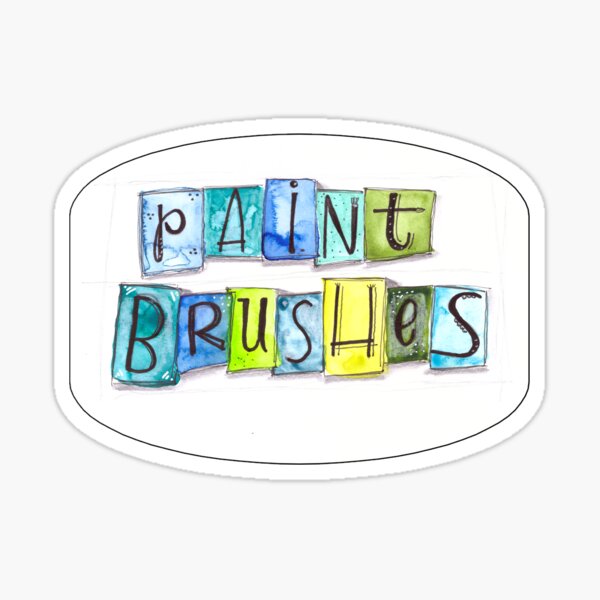 "Paint Brushes" Sticker by tammymurdock | Redbubble