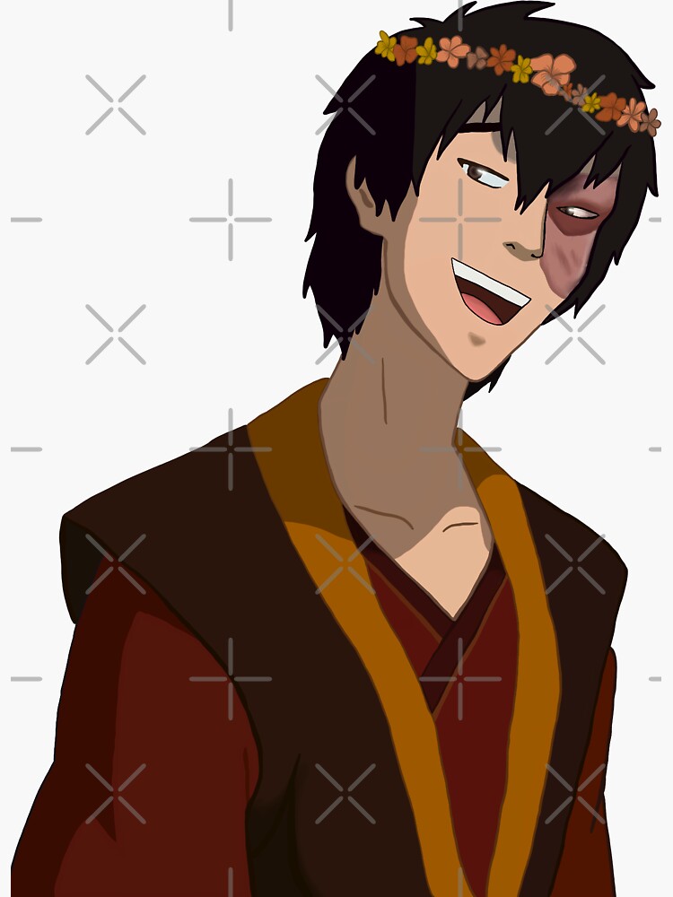 "Prince Zuko Smile - Avatar The Last Airbender " Sticker for Sale by ...
