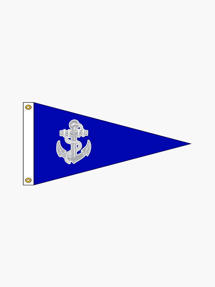 "USMMA Anchor Pennant" Sticker for Sale by usmma | Redbubble
