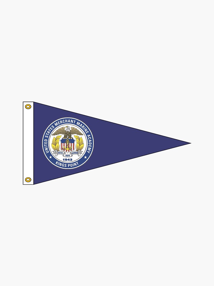 "USMMA Logo Pennant" Sticker for Sale by usmma | Redbubble