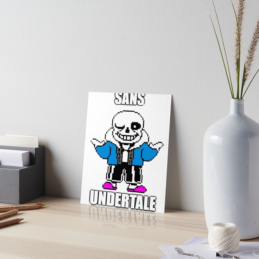 "Sans Undertale Funny Meme" Art Board Print for Sale by 21JPearl ...