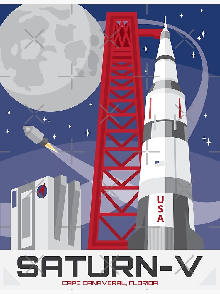 "Saturn V" Poster for Sale by Astrocrafts | Redbubble