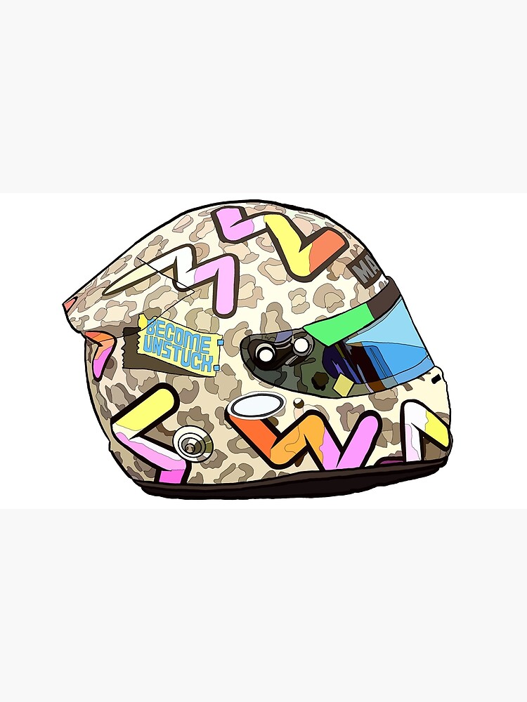 Poster « COVID n'a pas limité le style de casque de Danny Ricc ...