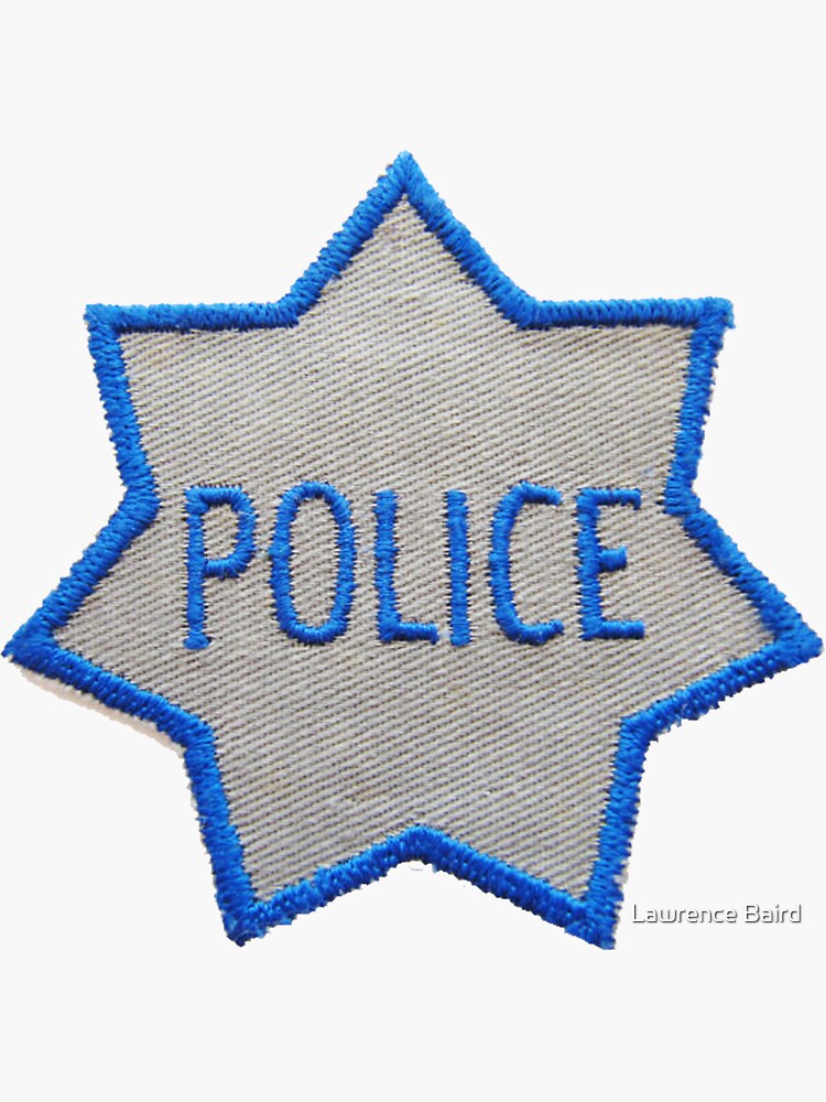 "San Francisco Police Star" Sticker for Sale by lawrencebaird | Redbubble