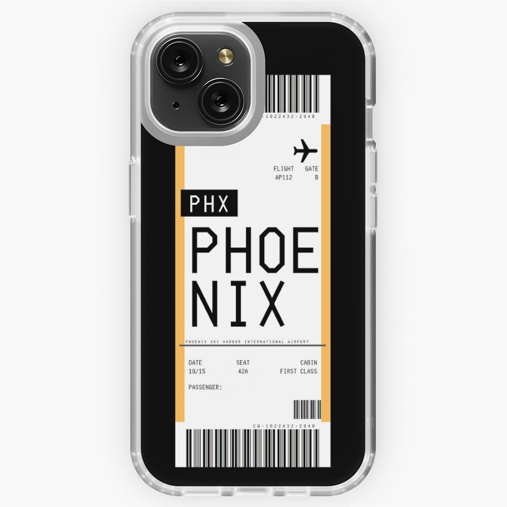 "Phoenix Boarding Pass" Sticker for Sale by agethegreat | Redbubble