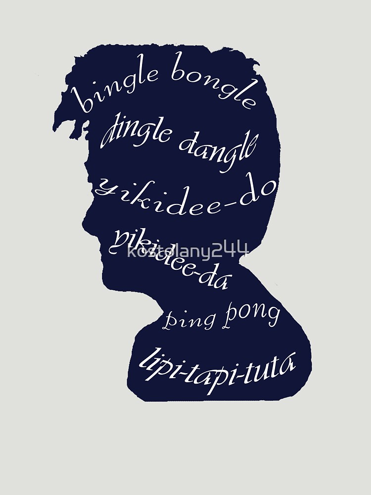 "Bingle bongle dingle dangle" T-shirt for Sale by kostolany244 ...