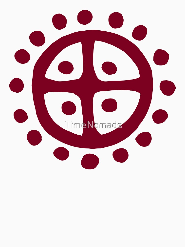 "Nordic Sun Wheel Symbol | Prehistoric Pagan Solar cross witchcraft" T ...