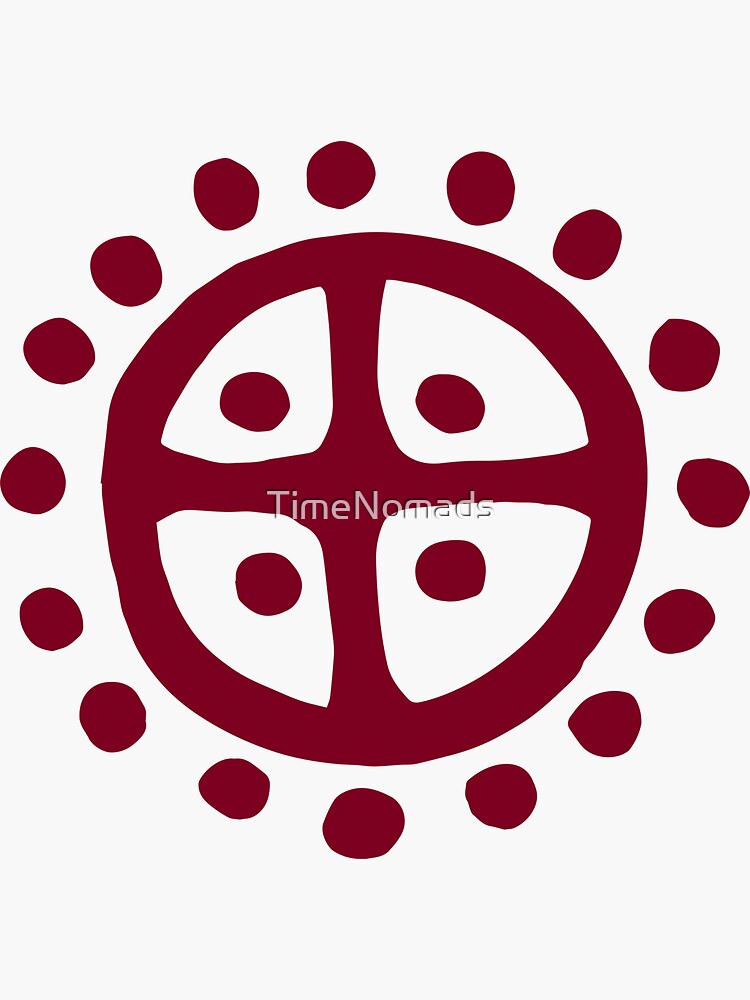 "Nordic Sun Wheel Symbol | Prehistoric Pagan Solar cross witchcraft ...