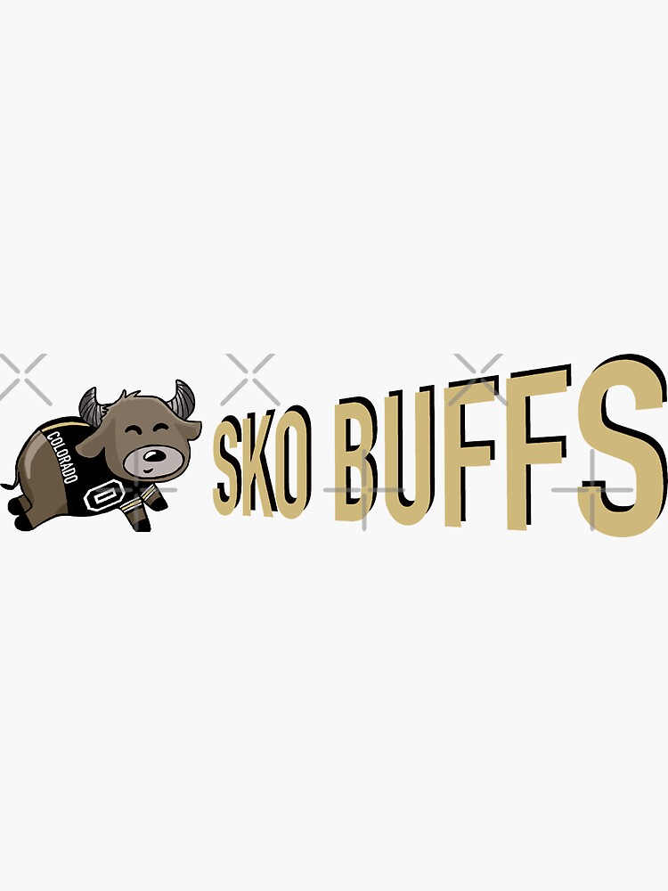 "Sko Buffs Boulder Colorado" Sticker for Sale by Chuntao1 | Redbubble