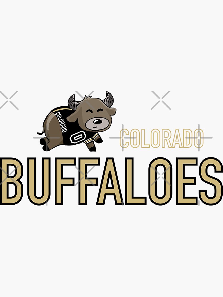 "University of Colorado Boulder Buffaloes" Sticker by Chuntao1 | Redbubble