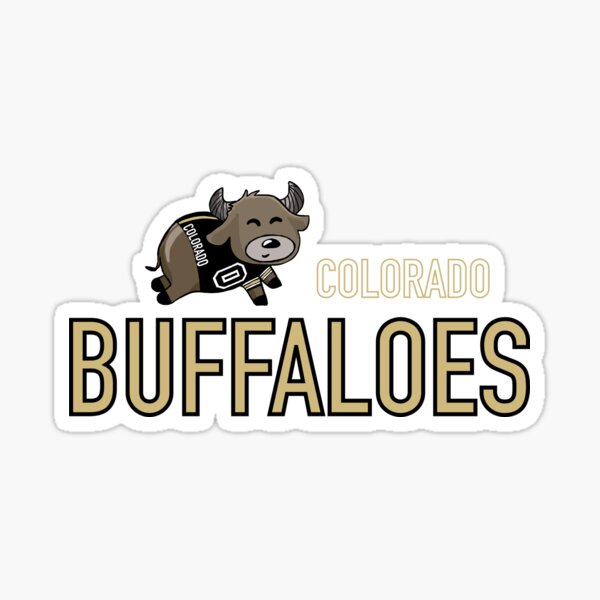 "University of Colorado Boulder Buffaloes" Sticker by Chuntao1 | Redbubble