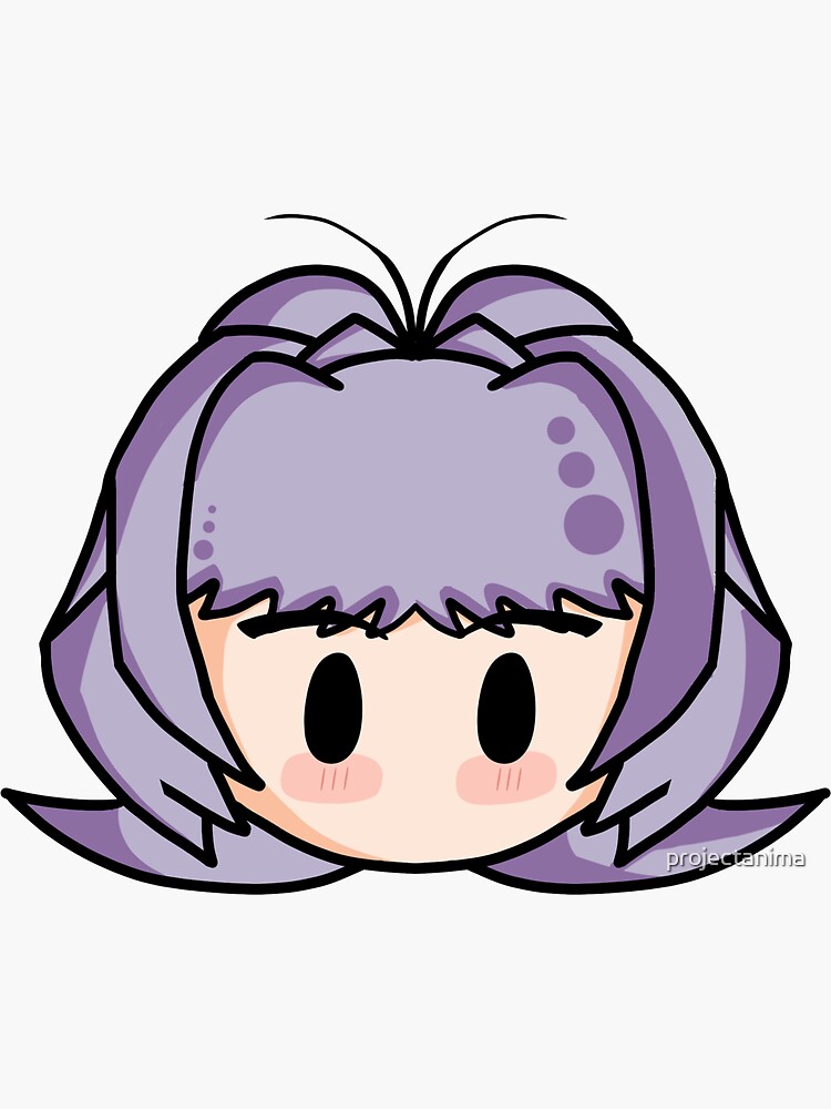 Sticker « Sticker tête Komi-san Najimi Chibi », par projectanima ...