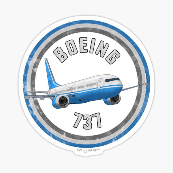 Boeing 737 Stickers | Redbubble