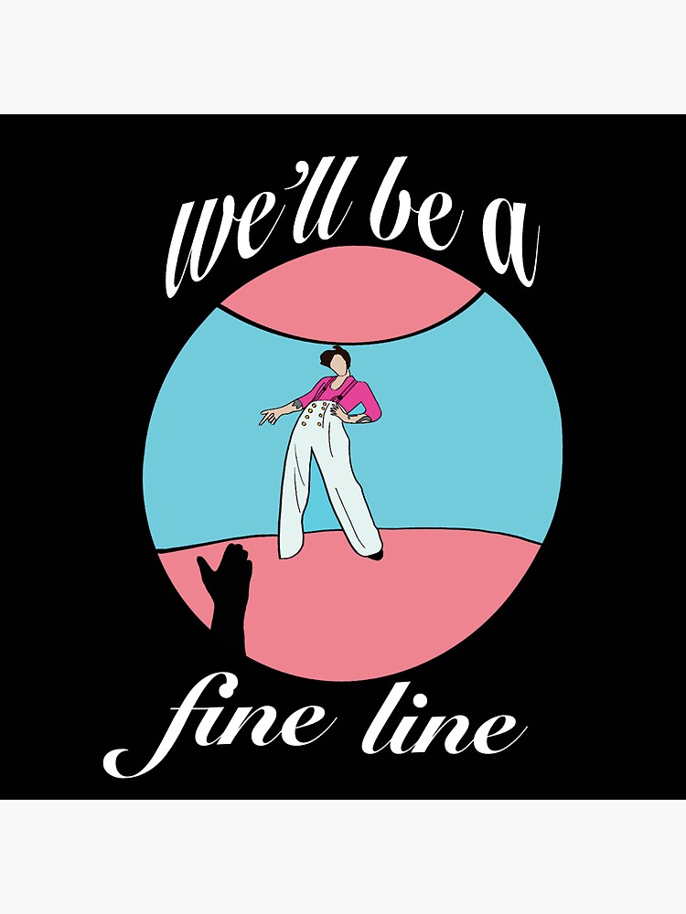 "Fine Line" Sticker for Sale by sej001 | Redbubble