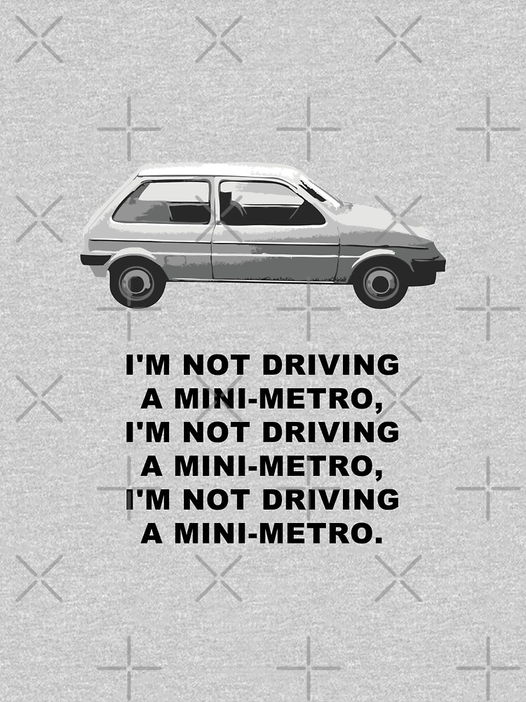 "Alan Partridge Mini metro" T-shirt for Sale by ComedyQuotes ...