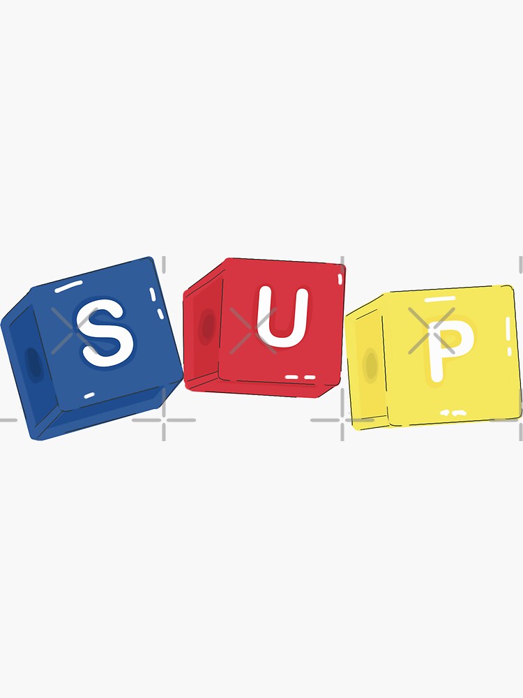 "primary by mamu SUP Kiddie Plastic Bead Phrase Stickers" Sticker by ...