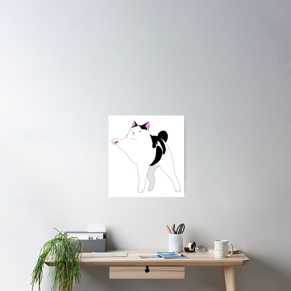 "He Make An Big Steppy Meme Cat" Poster for Sale by AceLlama | Redbubble