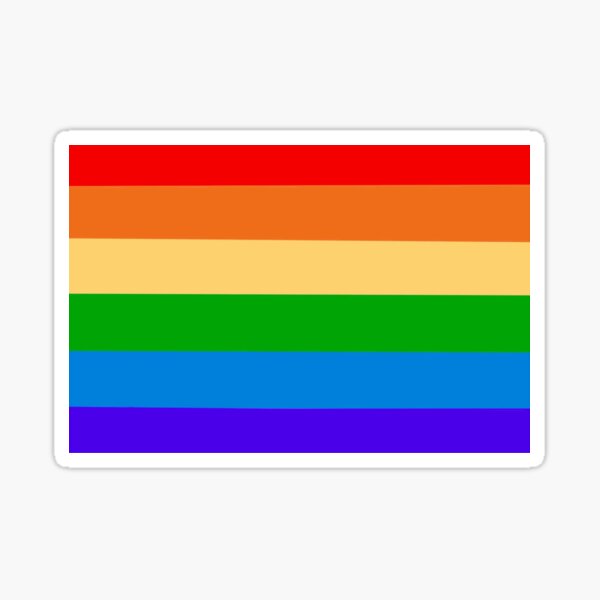 "Rainbow flag" Sticker for Sale by supergreatstuff | Redbubble